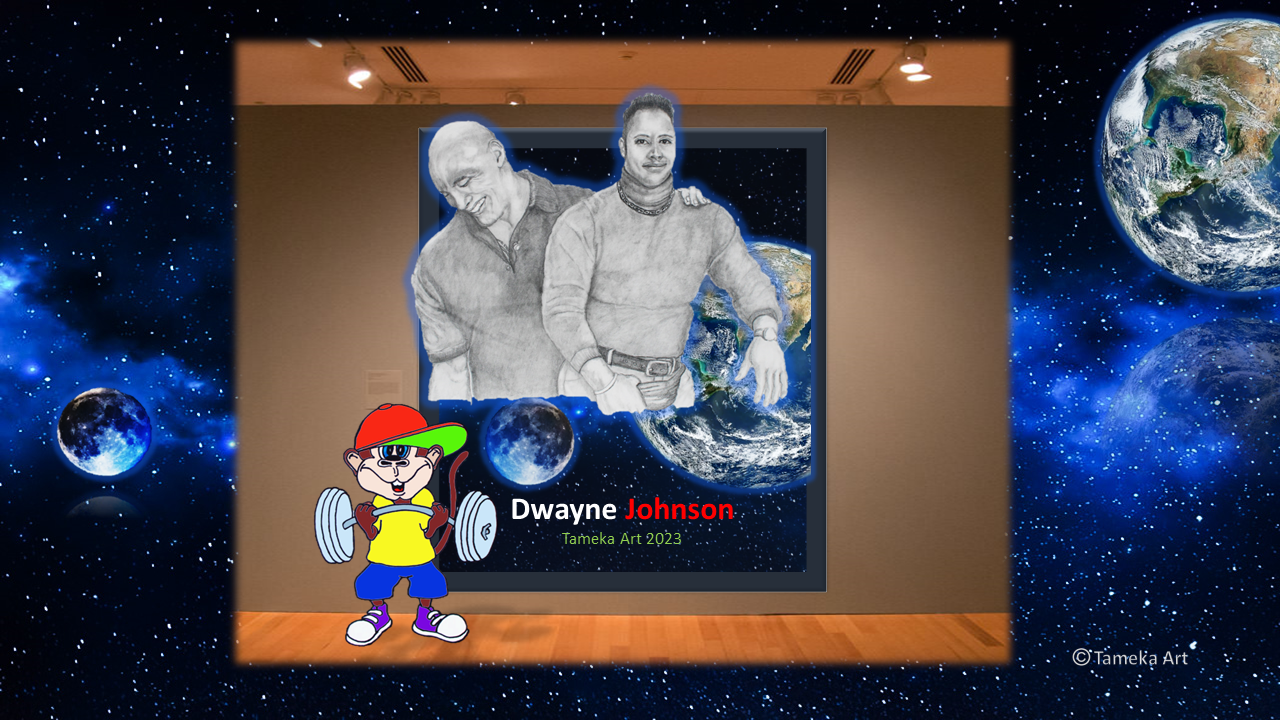 Dwayne Johnson – Tameka Art – What looks like lost interest is often ...